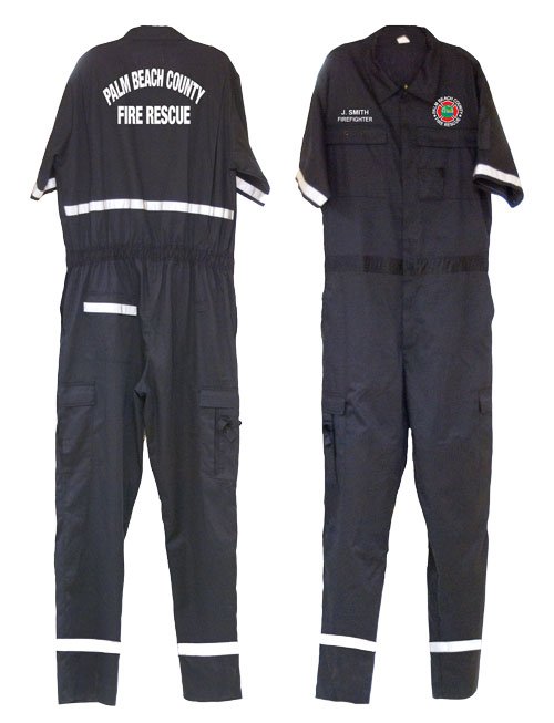 Poly/Cotton EMS Jumpsuit, Palm Beach Fire Rescue